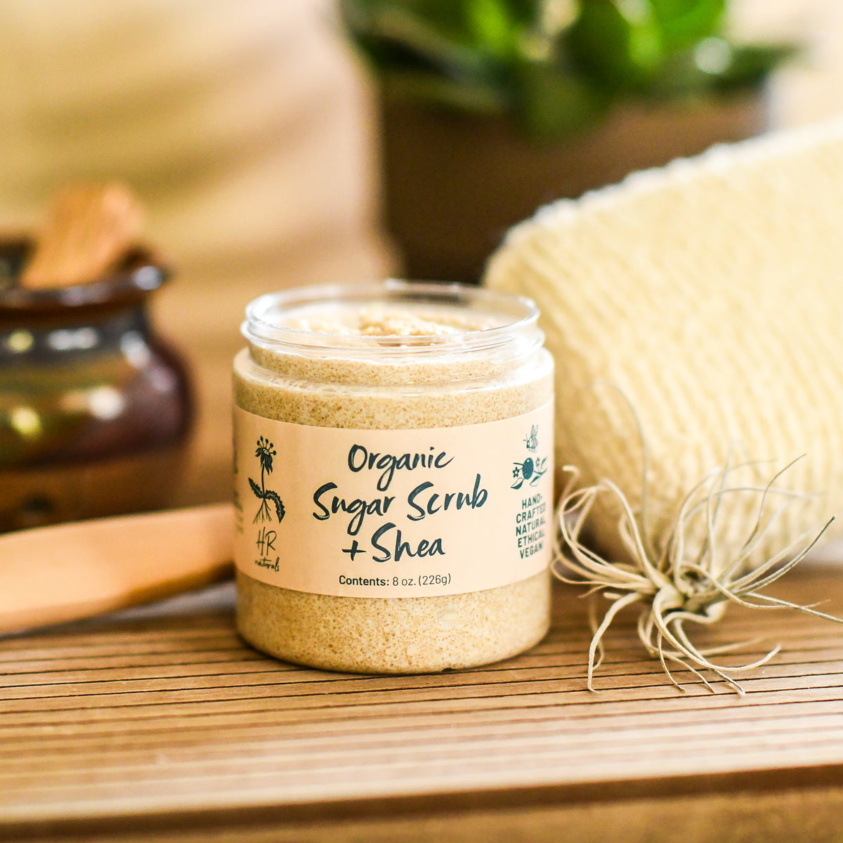 Organic Sugar Scrub with Shea Butter | HR Naturals